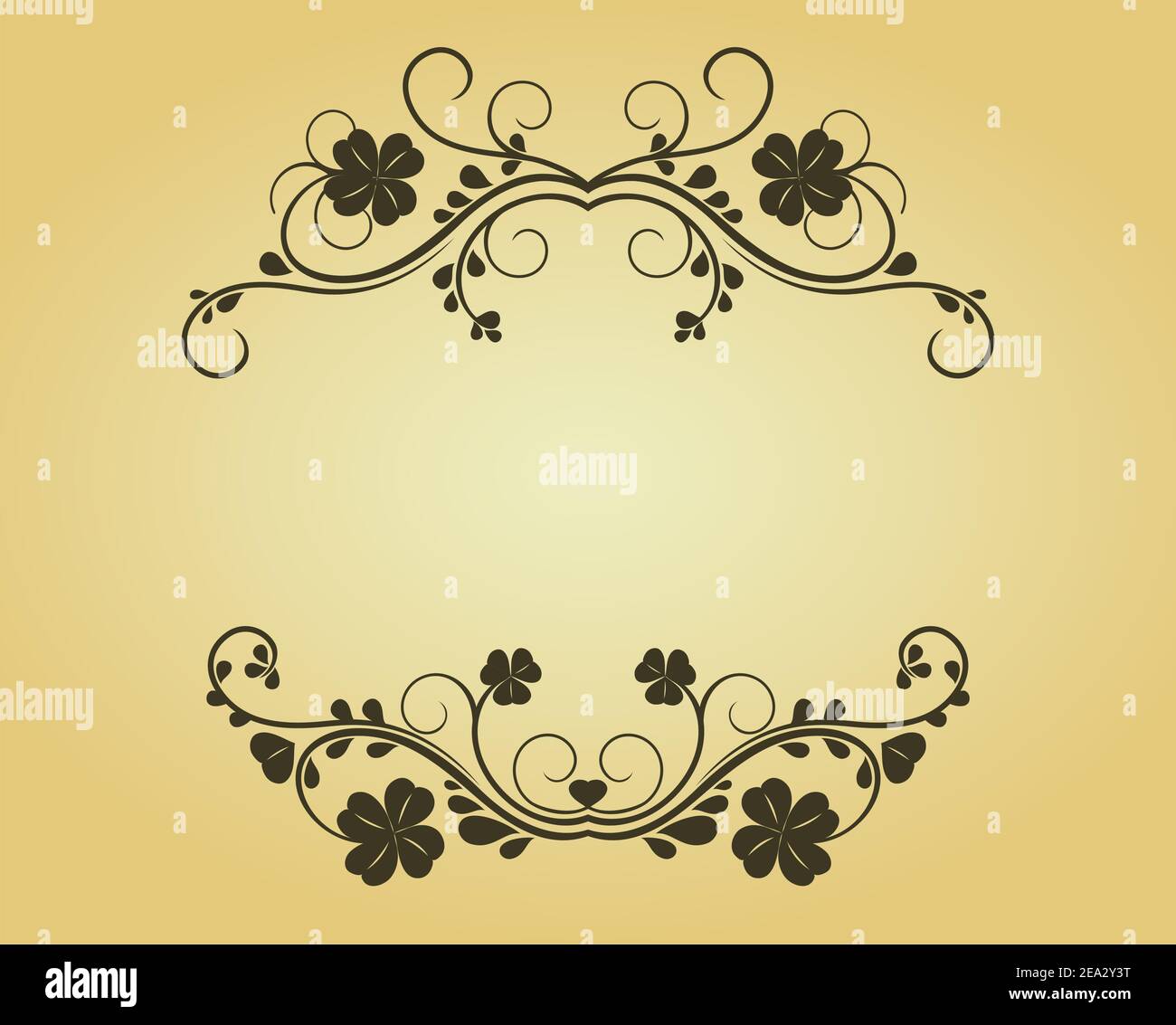 Vintage frame in victorian style for design as a background Stock ...