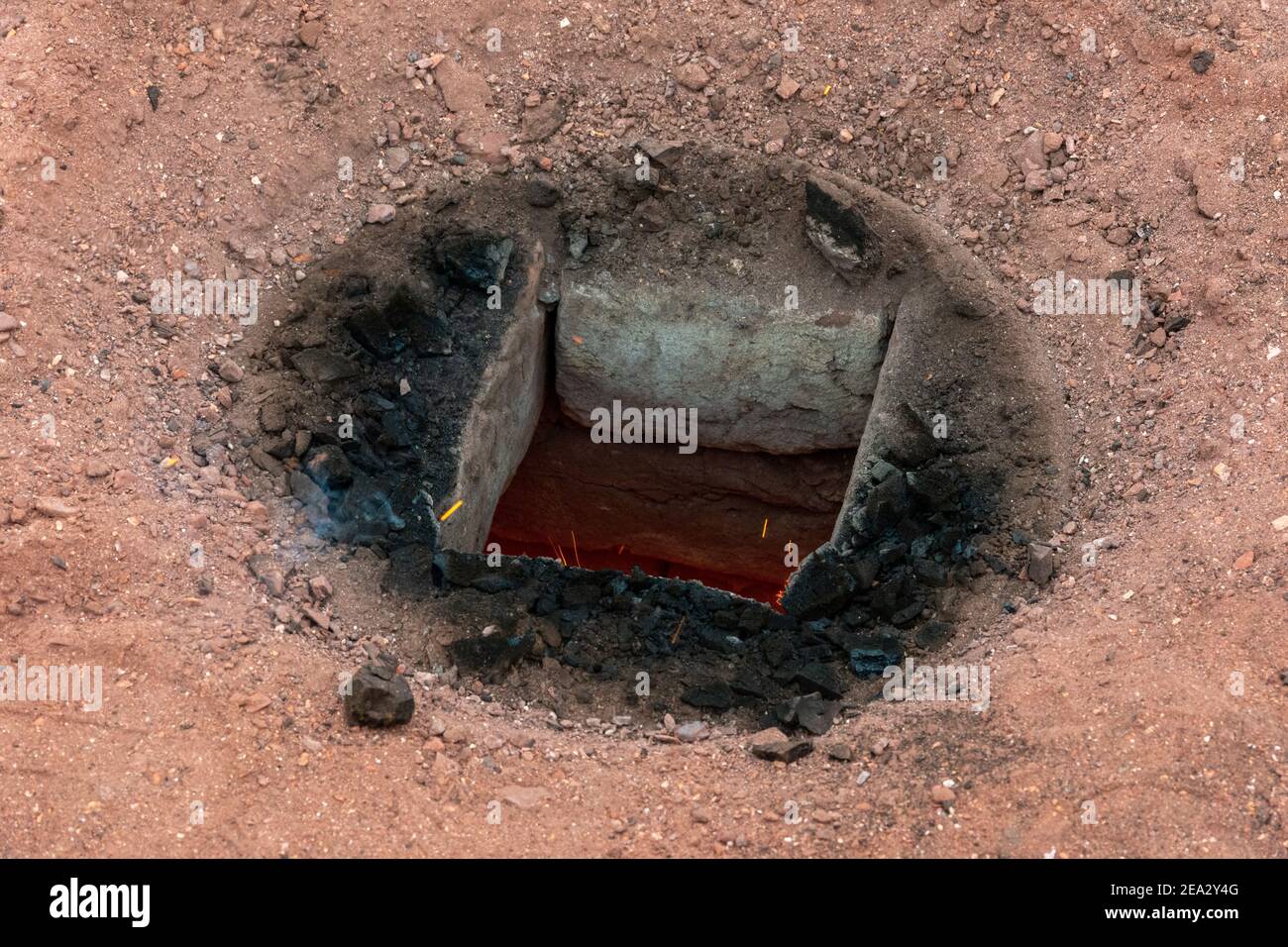 Brick kiln/factory near Lahore, Punjab, Pakistan Stock Photo - Alamy
