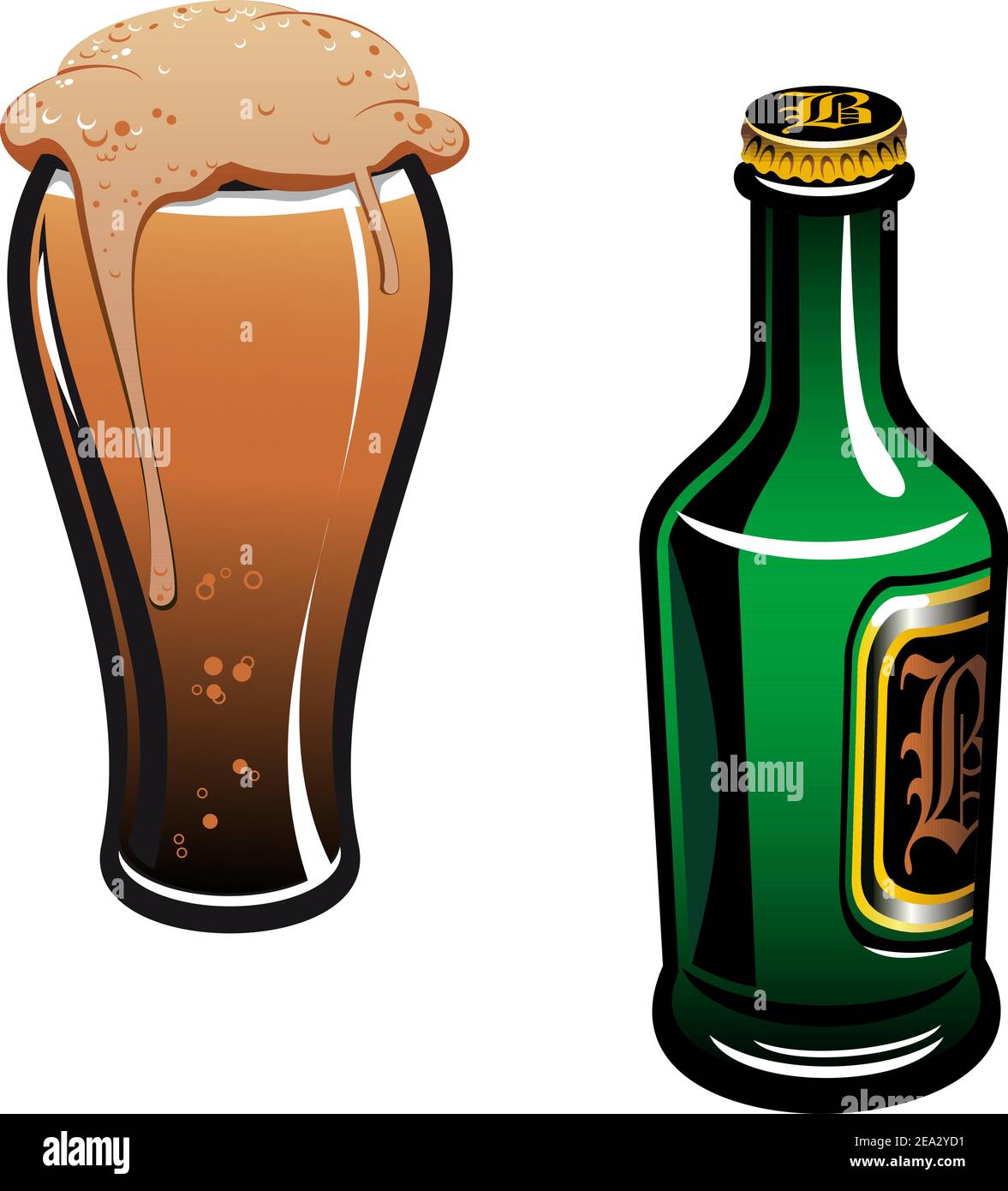 German bitter Stock Vector Images - Alamy