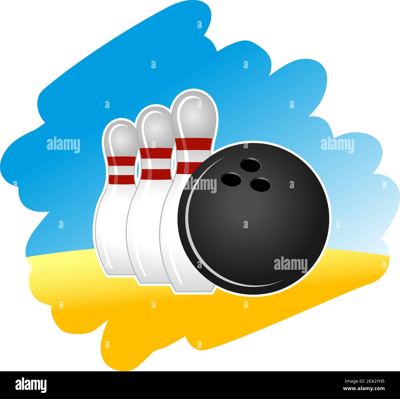 Bowling symbol on white background for design Stock Vector Image & Art ...
