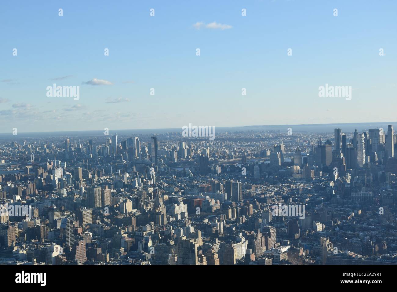 View over Manhattan as seen from the Edge observation deck at Hudson ...