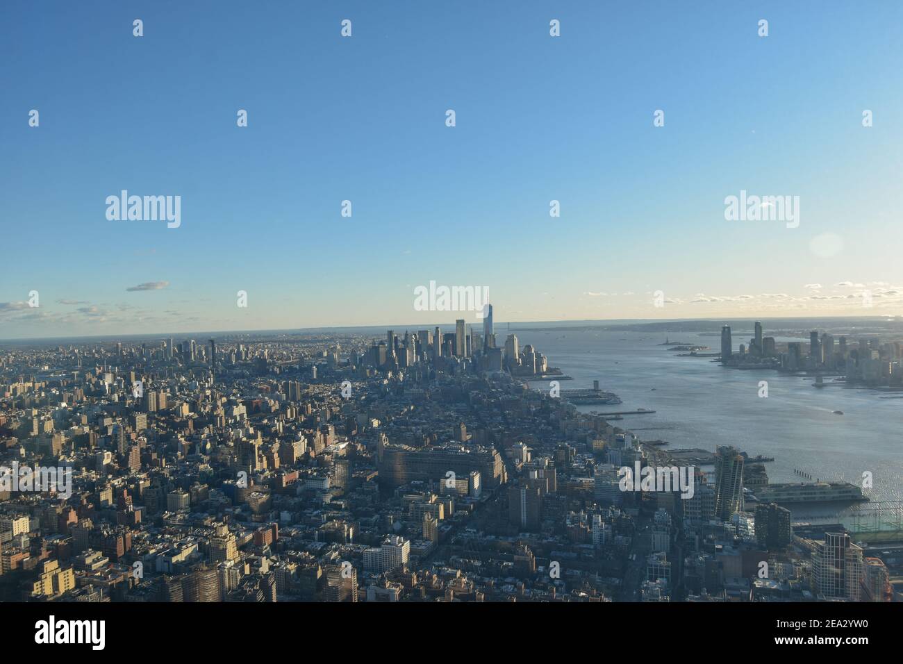 View over Manhattan as seen from the Edge observation deck at Hudson ...