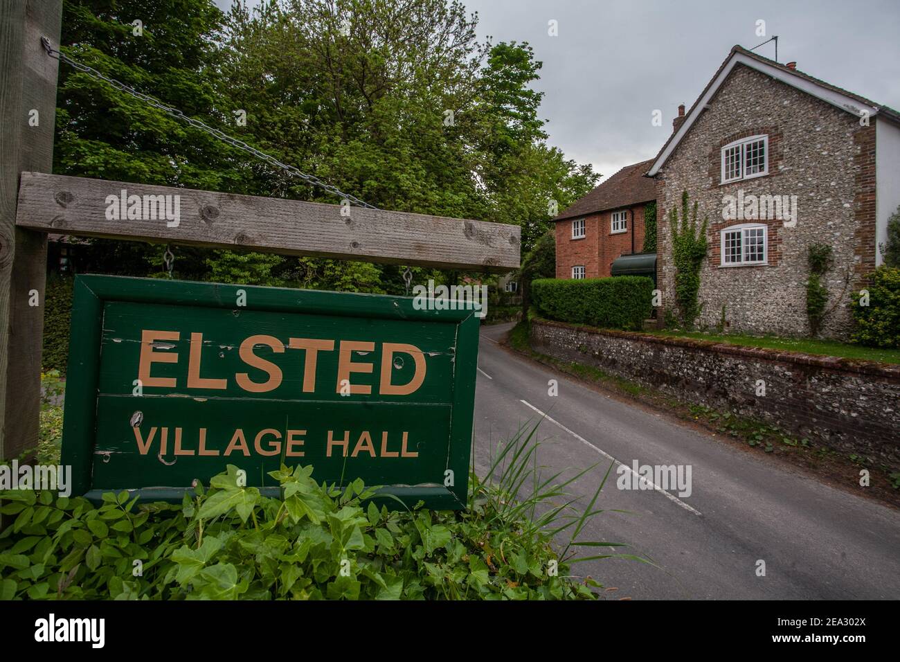 Elsted Village, nestled in the South Downs between Midhurst and ...
