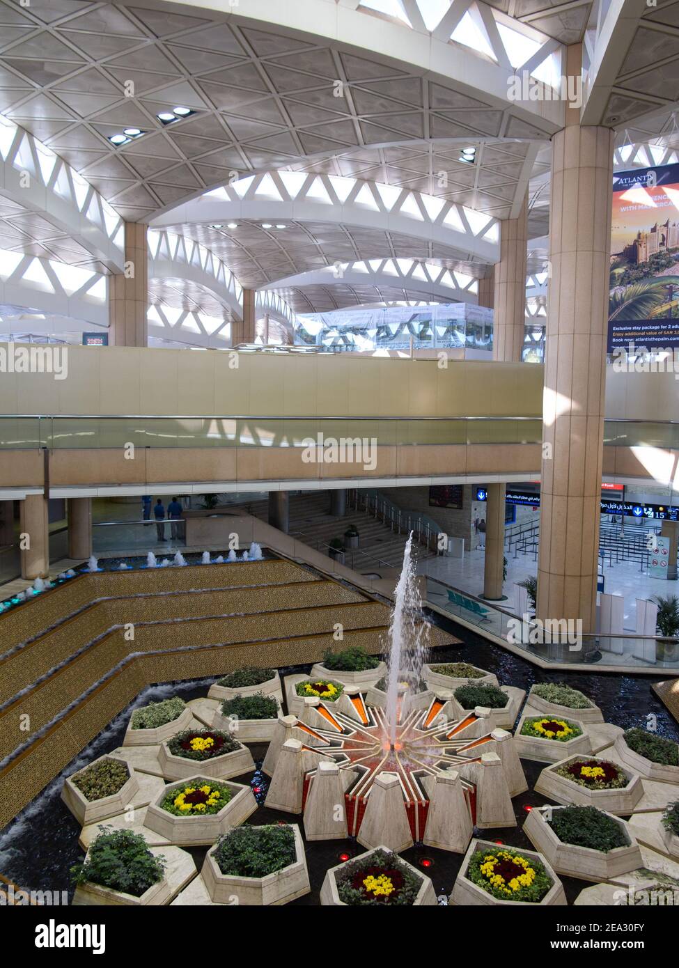 Riyadh - March 01: Planes preparing for take off at Riyadh King Khalid ...
