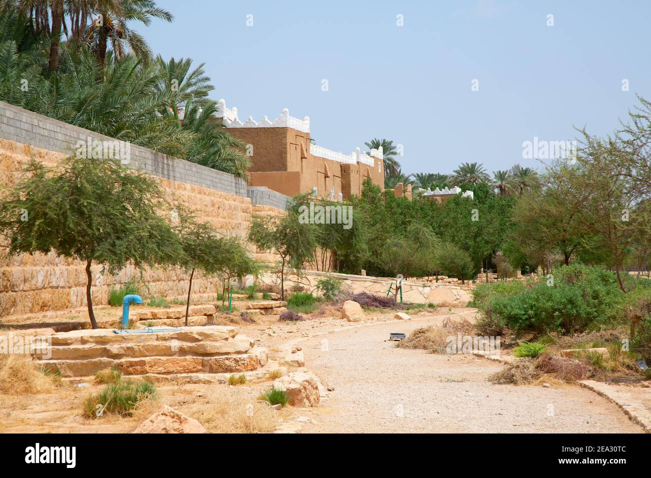 Streets of the old city Diriyah near Ar Riyadh, Kingdom of Saudi Arabia ...