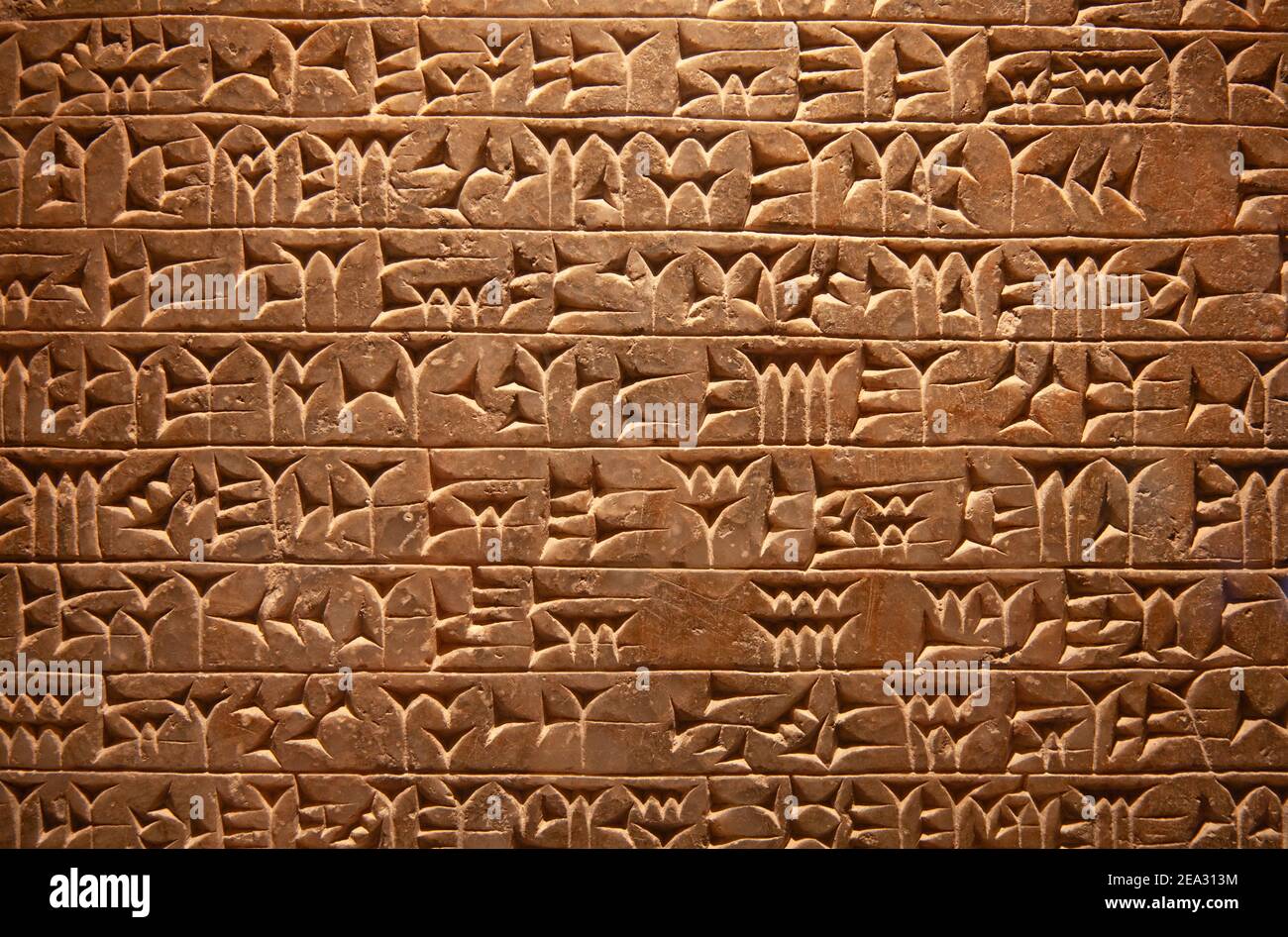Ancient sumerian stone carving with cuneiform scripting Stock Photo - Alamy