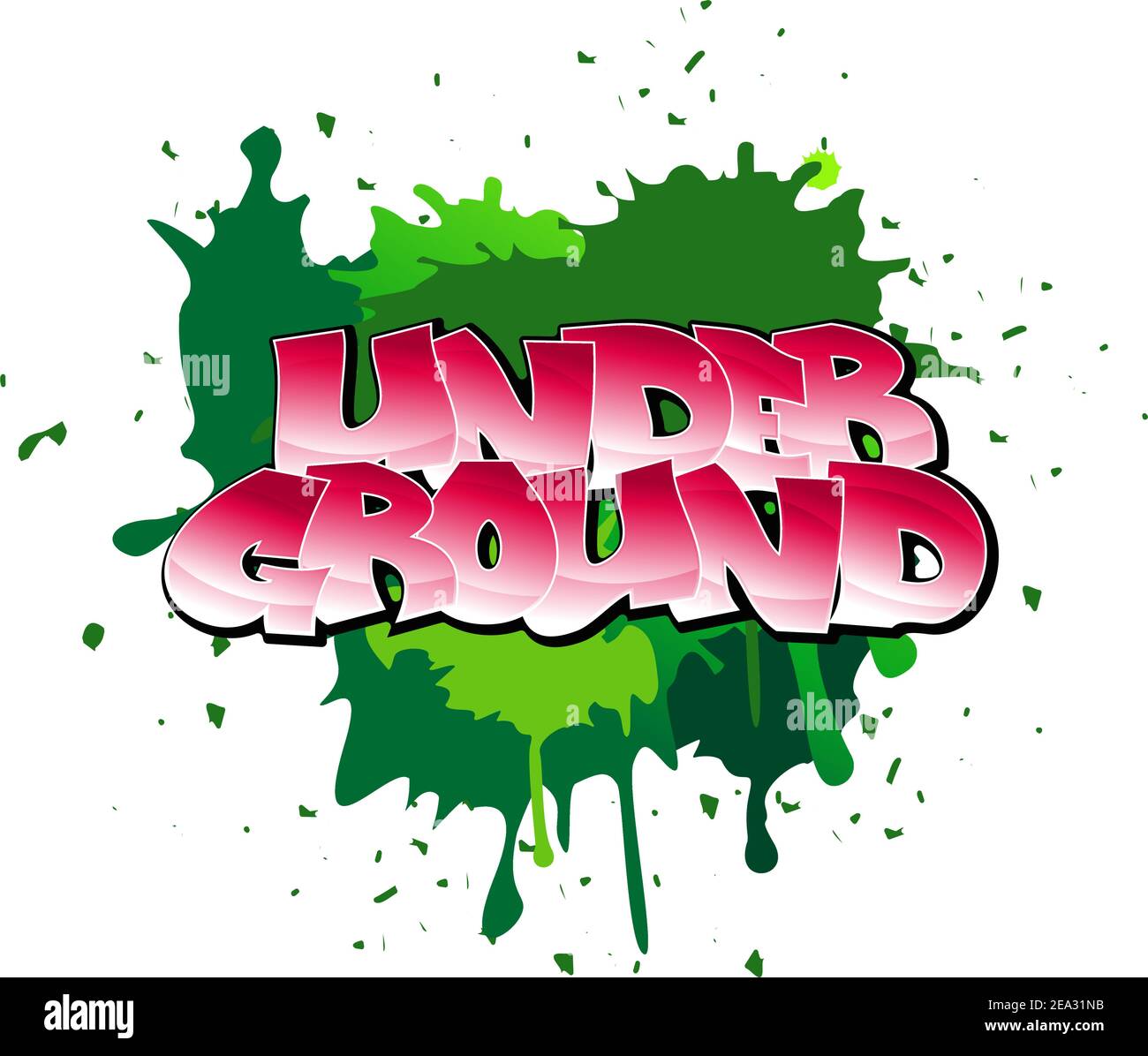 Urban graffiti design on blobs background Stock Vector Image & Art - Alamy