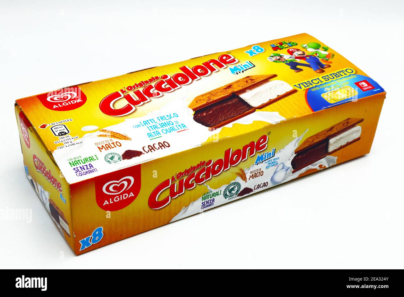 CUCCIOLONE Algida Ice Cream with Super Mario Bros. Nintendo Switch ...