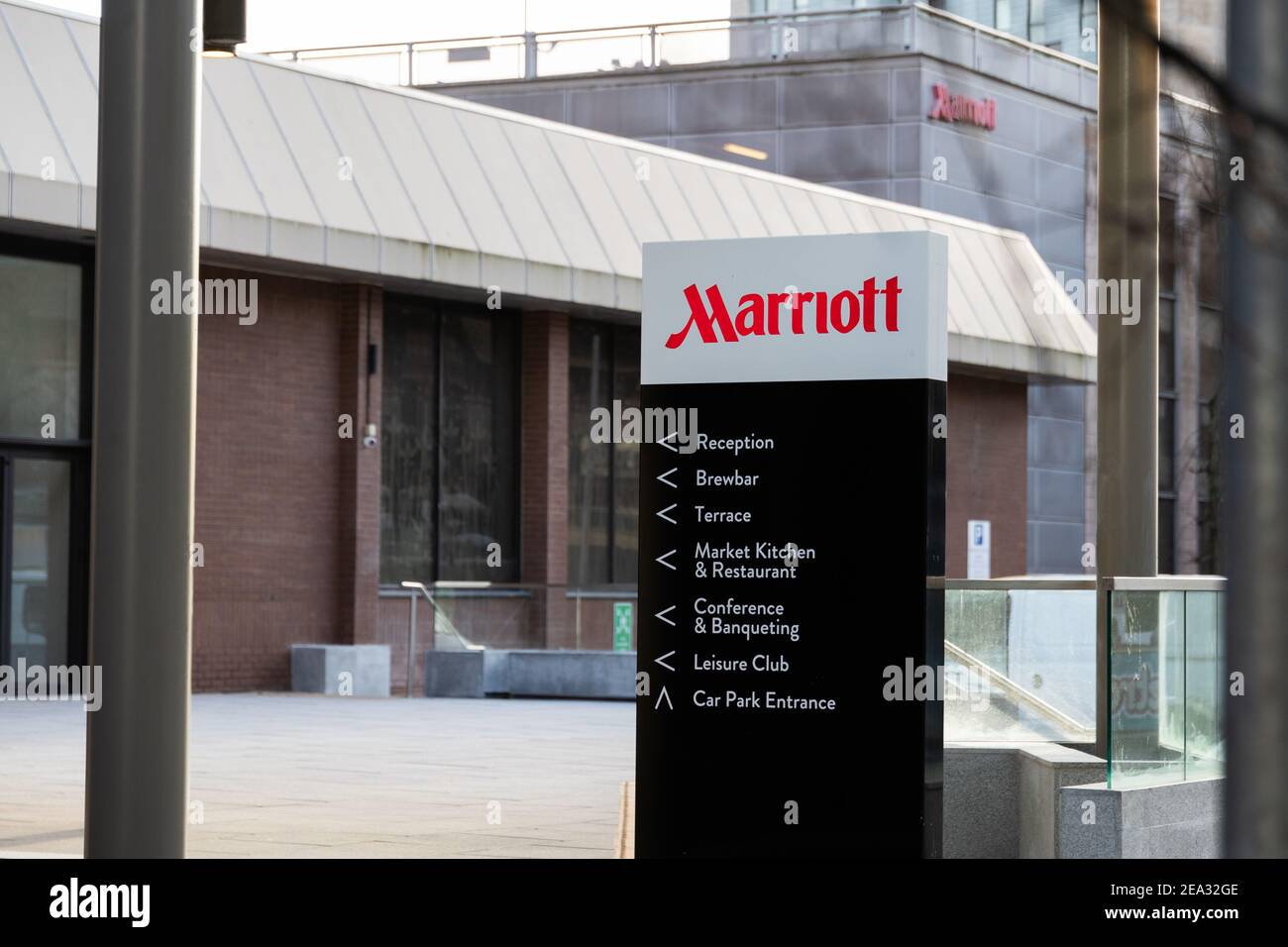 Marriott sign hi-res stock photography and images - Alamy