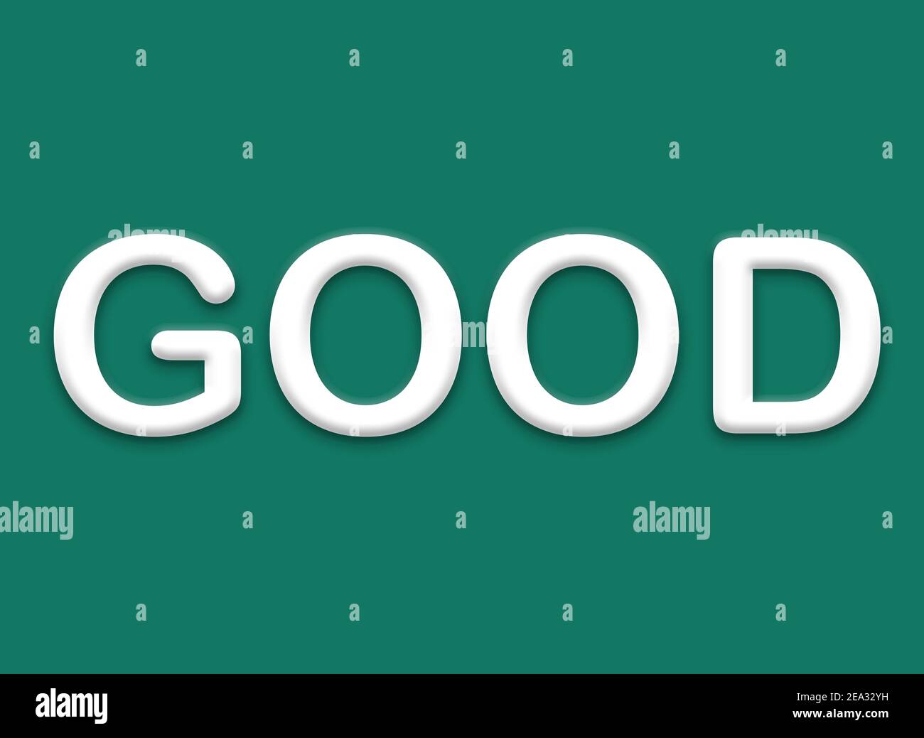 GOOD Text Design Illustration. Business Text Banner stationary poster ...