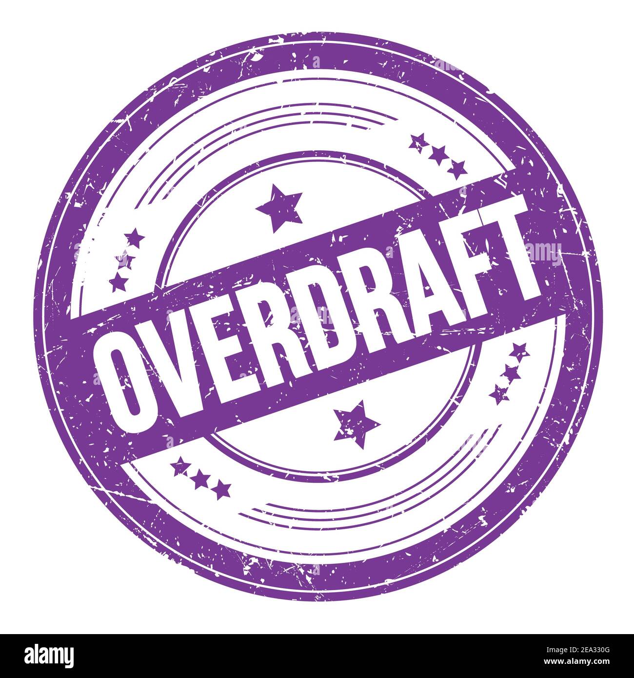 Overdraft stamp hi-res stock photography and images - Alamy
