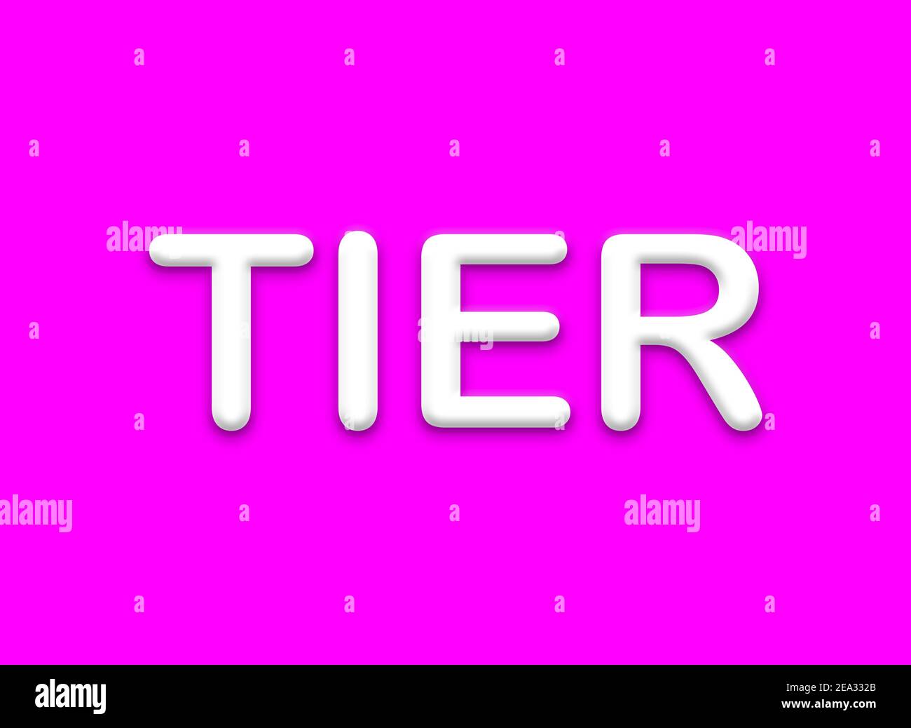 TIER Text Design Illustration. Business Text Banner stationary poster ...