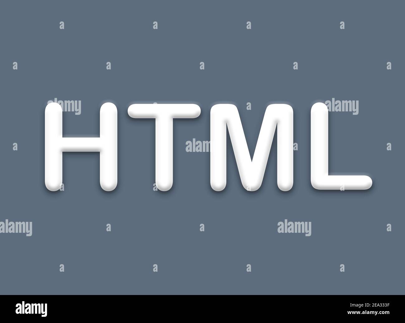 HTML Text Design Illustration. Business Text Banner stationary poster ...