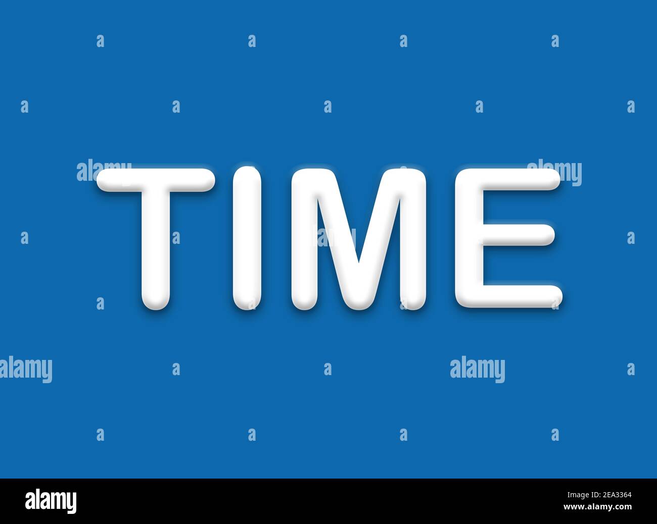 TIME Text Design Illustration. Business Text Banner stationary poster ...