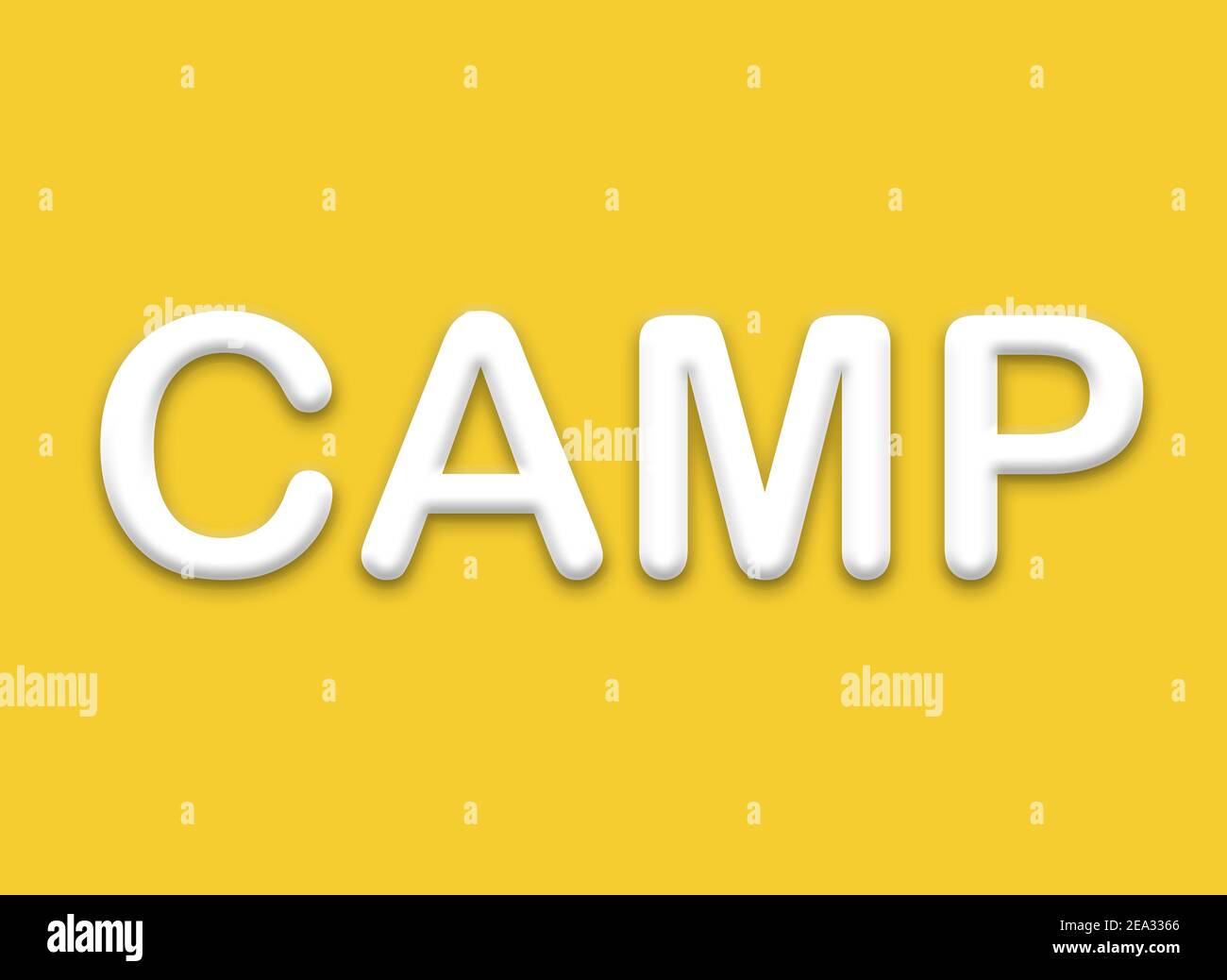 CAMP Text Design Illustration. Business Text Banner stationary poster ...