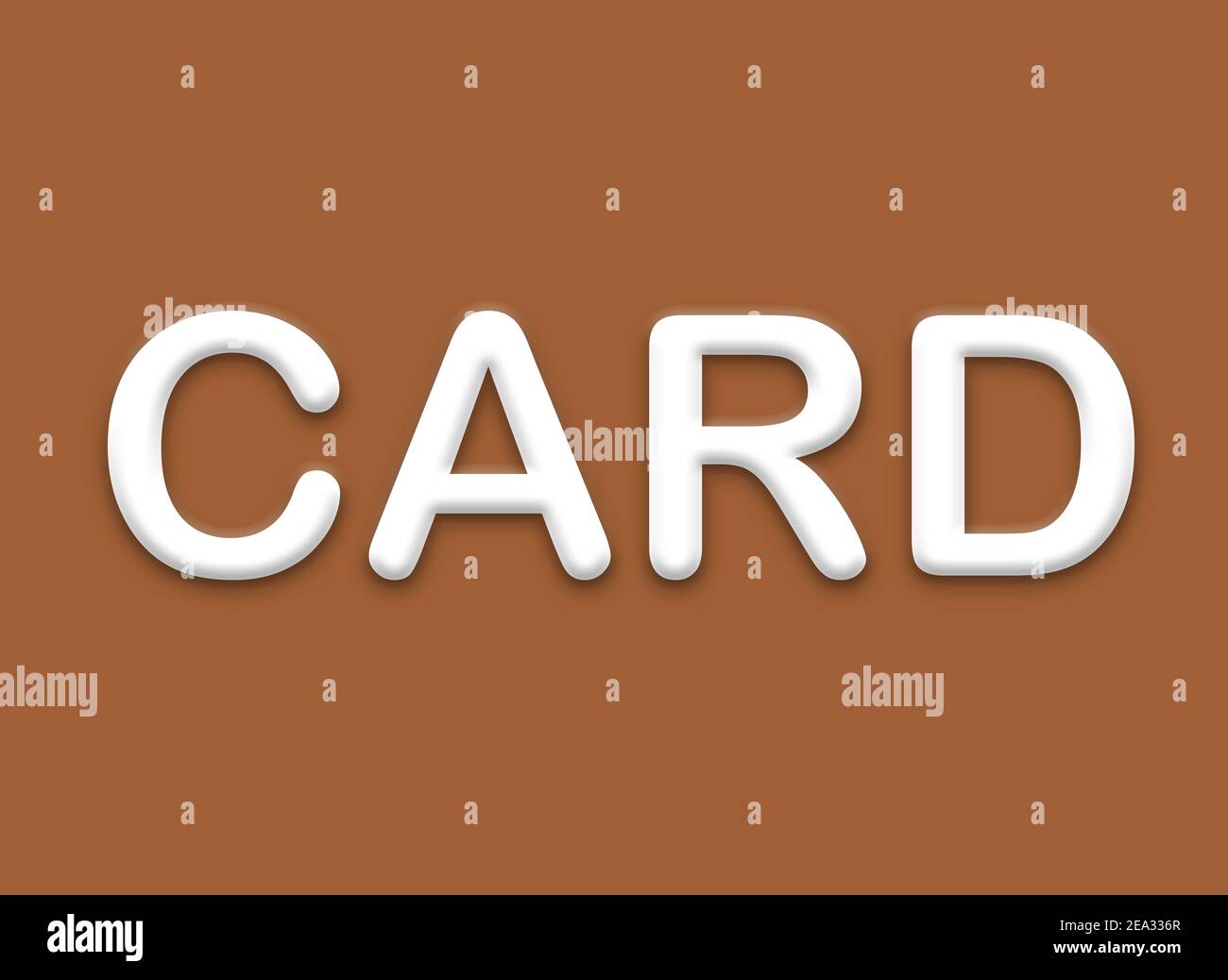 CARD Text Design Illustration. Business Text Banner stationary poster ...