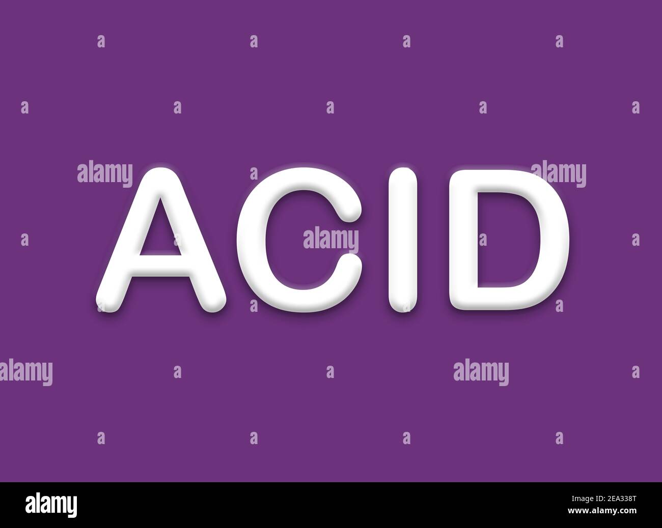 ACID Text Design Illustration. Business Text Banner stationary poster ...