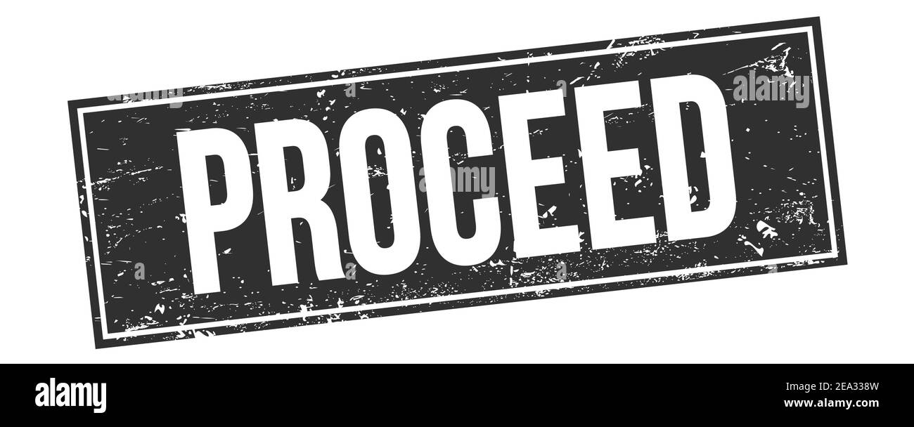 Proceed stamp hi-res stock photography and images - Alamy