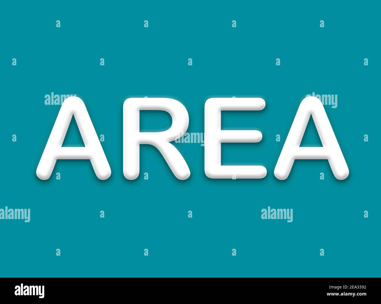 AREA Text Design Illustration. Business Text Banner stationary poster ...