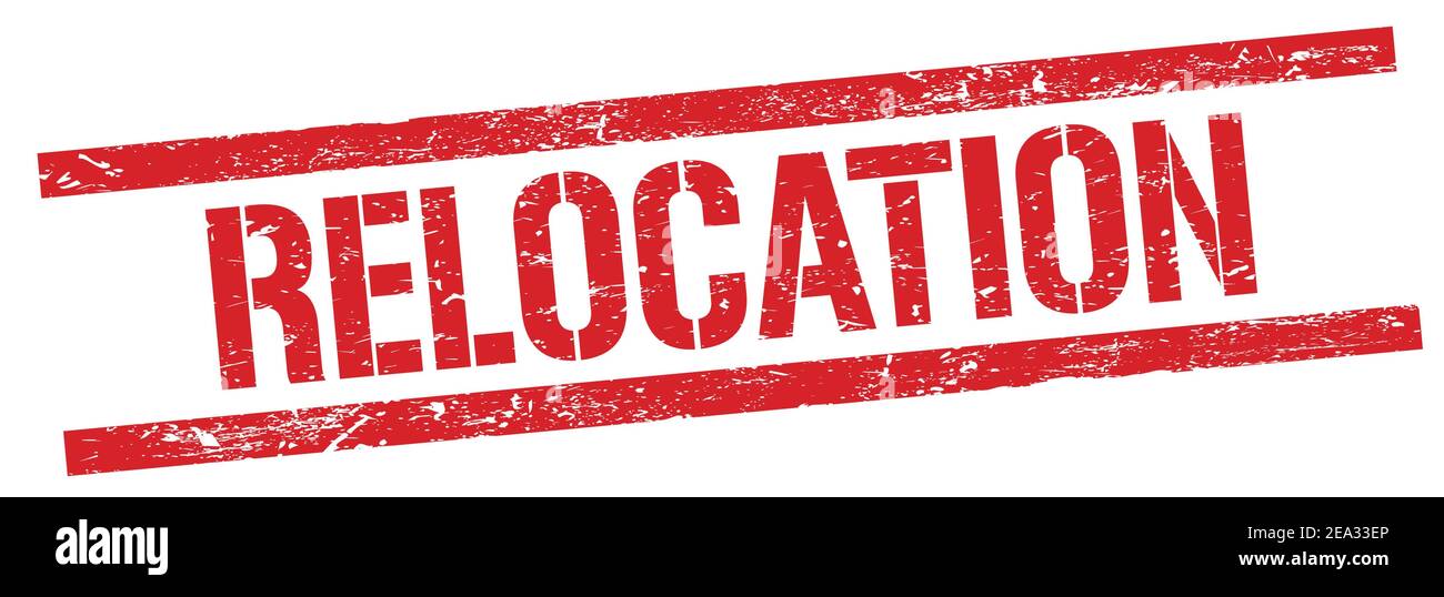 Relocation stamp hi-res stock photography and images - Alamy