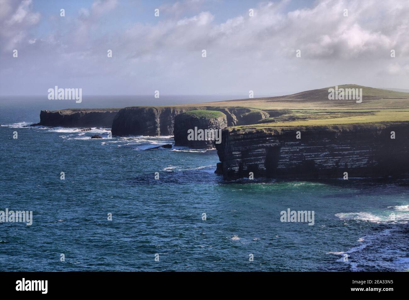 Loop Head cliffs. County Clare, Ireland Stock Photo - Alamy