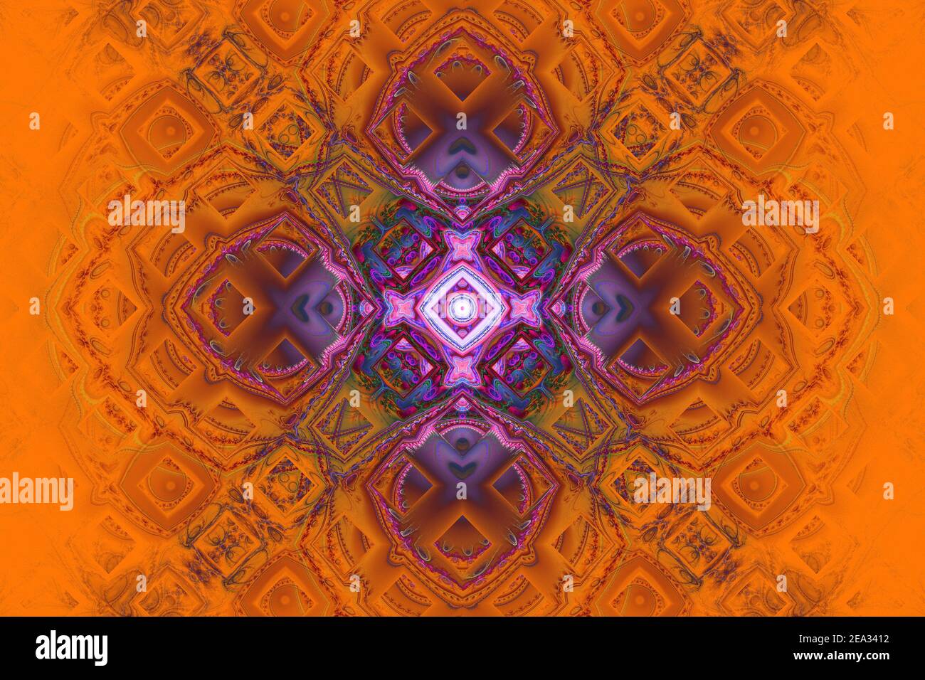 Positive Vibes Background Backdrop Orange Color for Web Page or Other ...