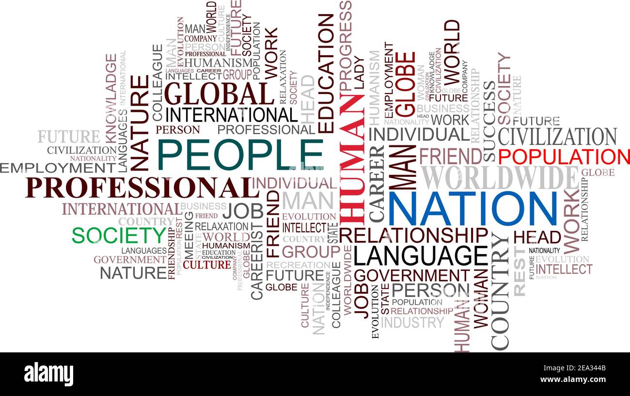People and human tags cloud for design Stock Vector Image & Art - Alamy
