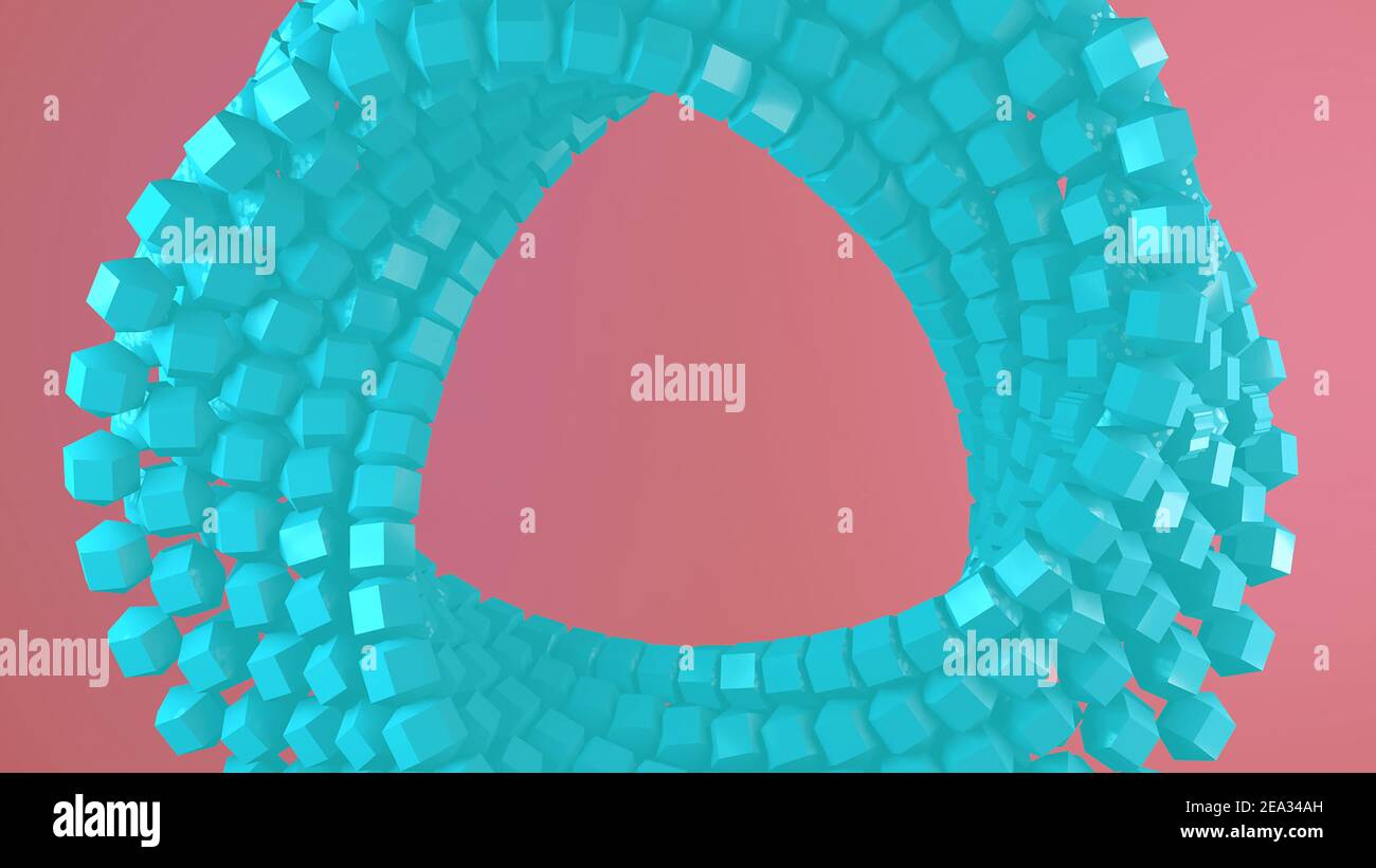 3D illustration composed of spheres Stock Photo - Alamy