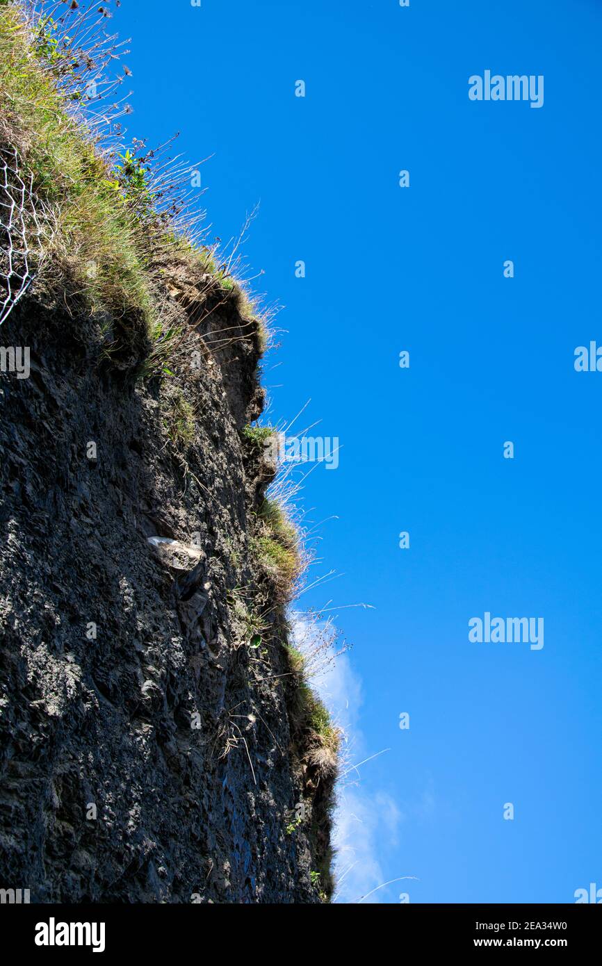 Cliff Edge Looking Up
