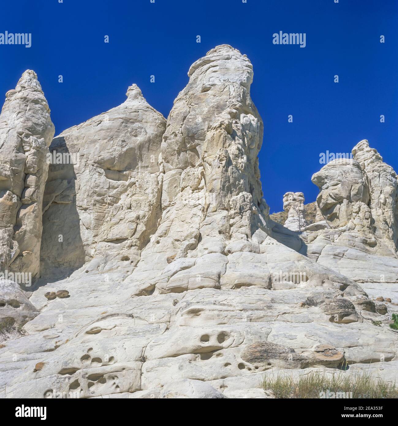 sandstone formations in the white cliffs section of the wild and scenic ...