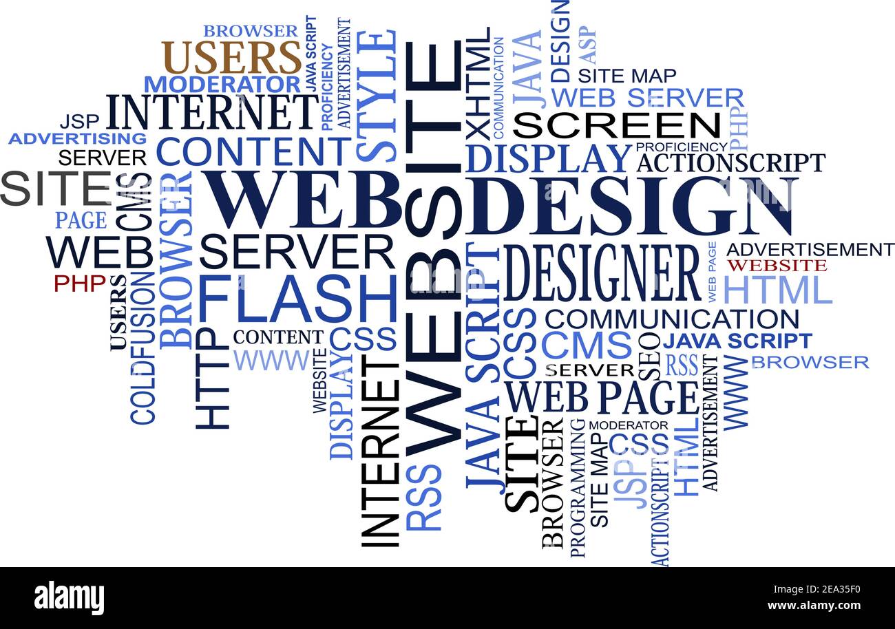 Design and web tags cloud for design Stock Vector Image & Art - Alamy