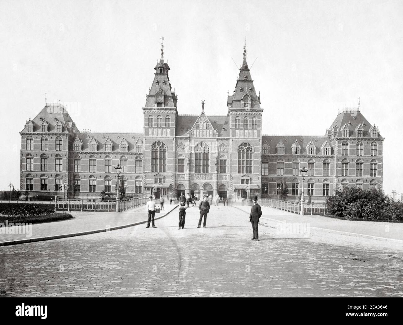 Late 19th century photograph - Rijksmuseum, Amsterdam, Netherlands 1890 ...