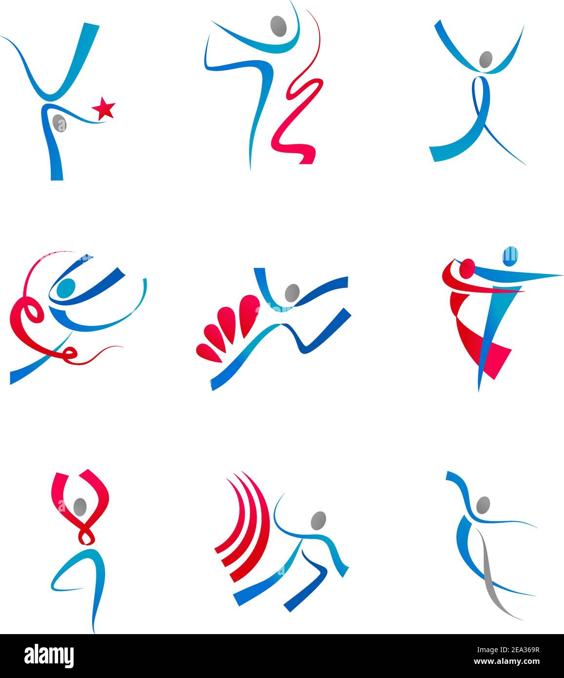Silhouette people dancing together icon Stock Vector Images - Alamy