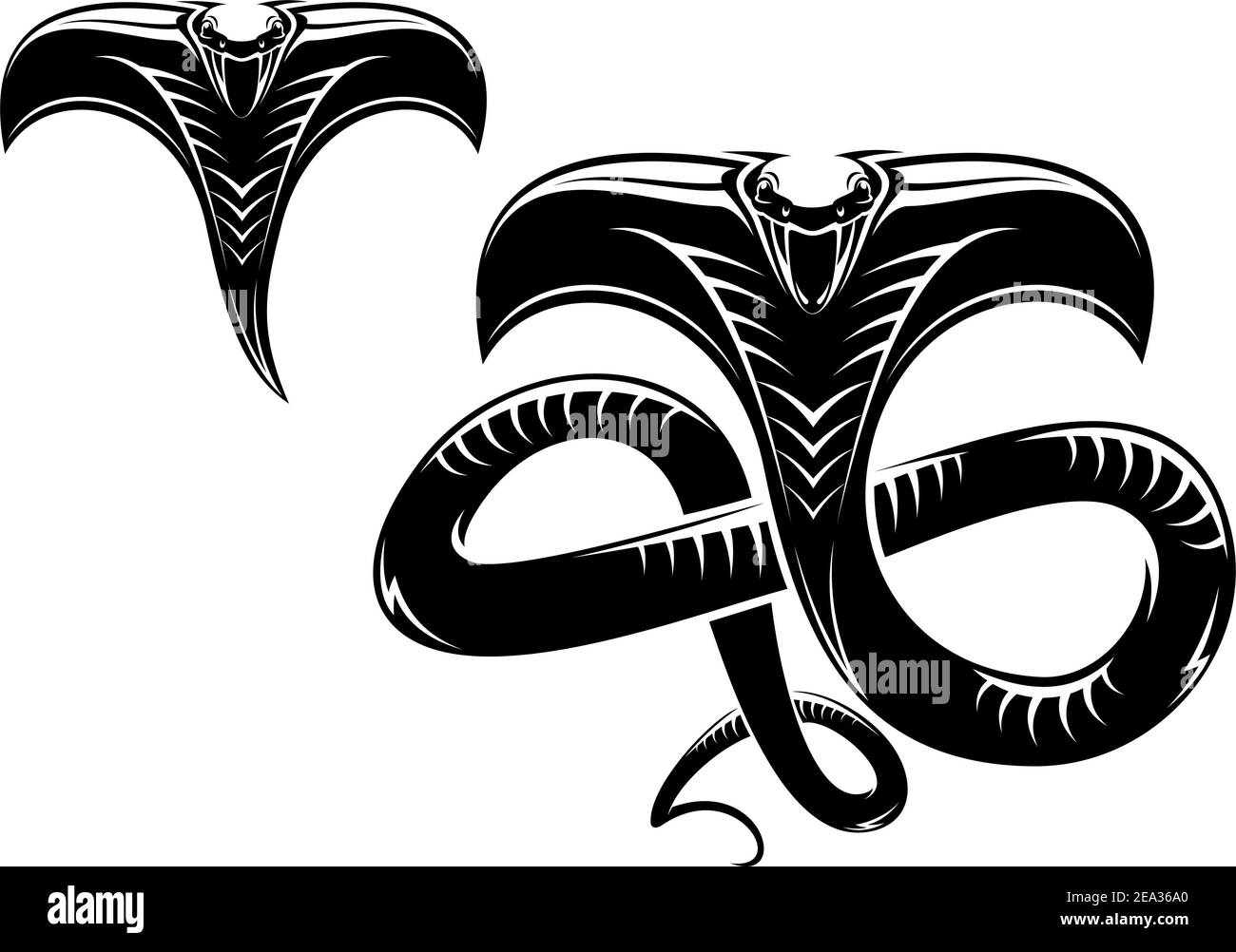 Evil snakes Stock Vector Images - Alamy