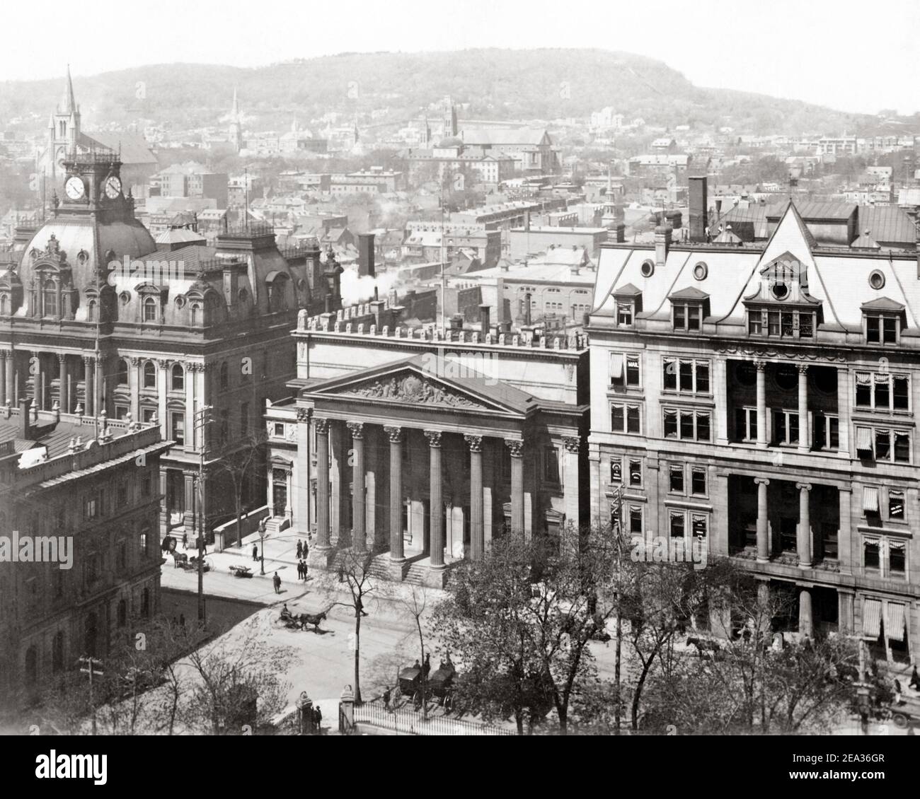Late 19th century photograph - Montreal, Canada, c.1880's Stock Photo ...