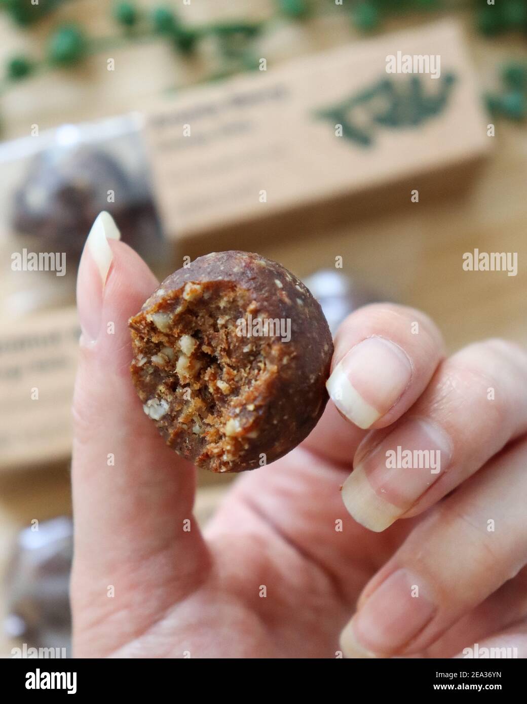 Organic Activated Coconut Cacao Energy Balls, Pumpkin Seed & Nopal ...