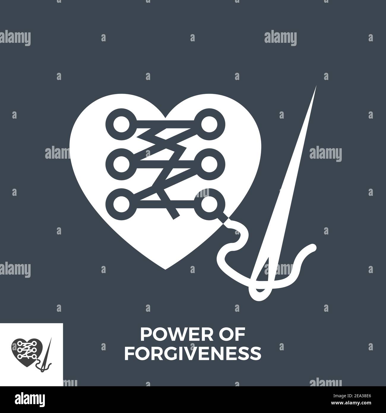 Power of Forgiveness Glyph Vector Icon Stock Vector Image & Art - Alamy