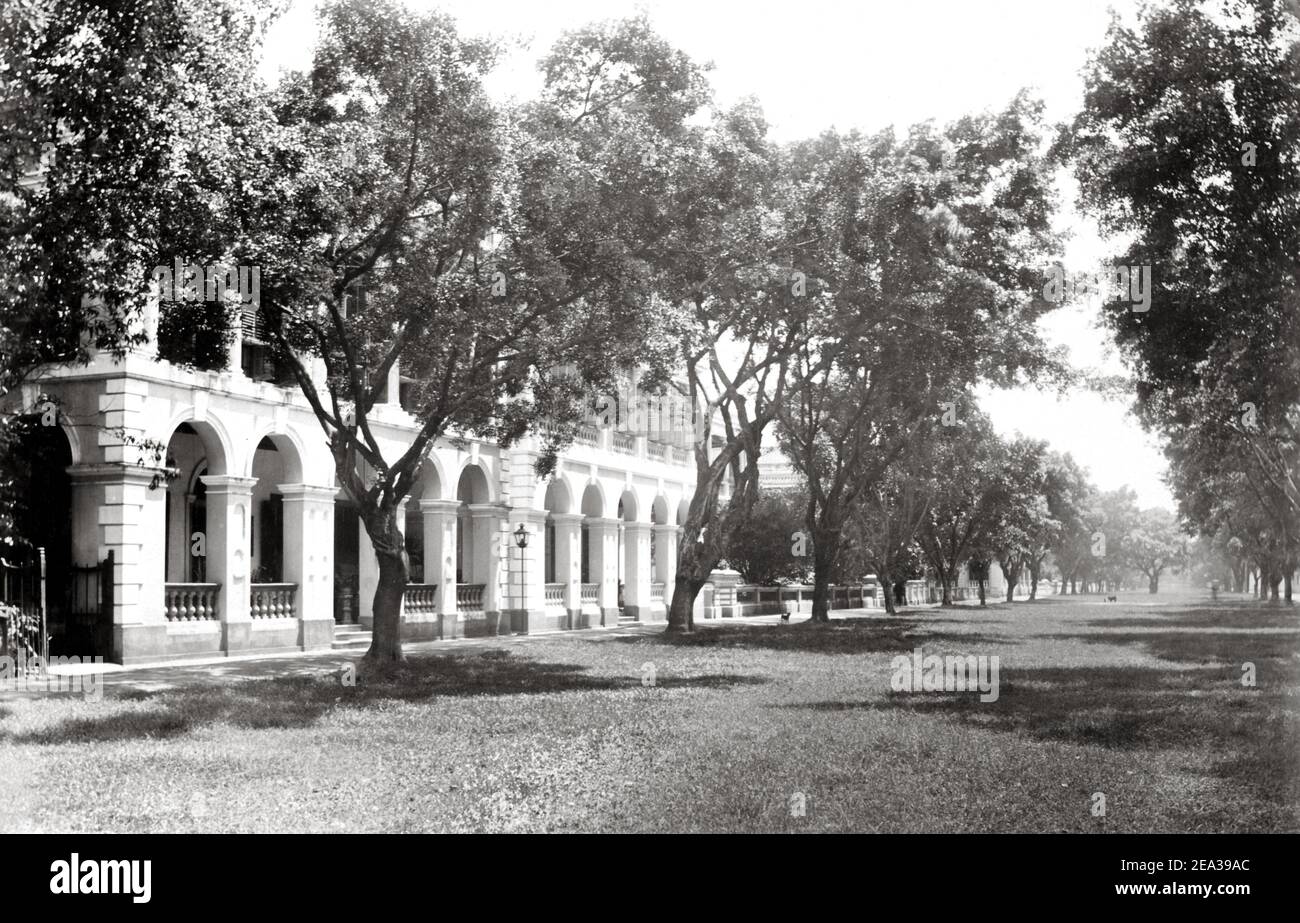 Late 19th century photograph - Shameen (foreign settlement) Shamien ...