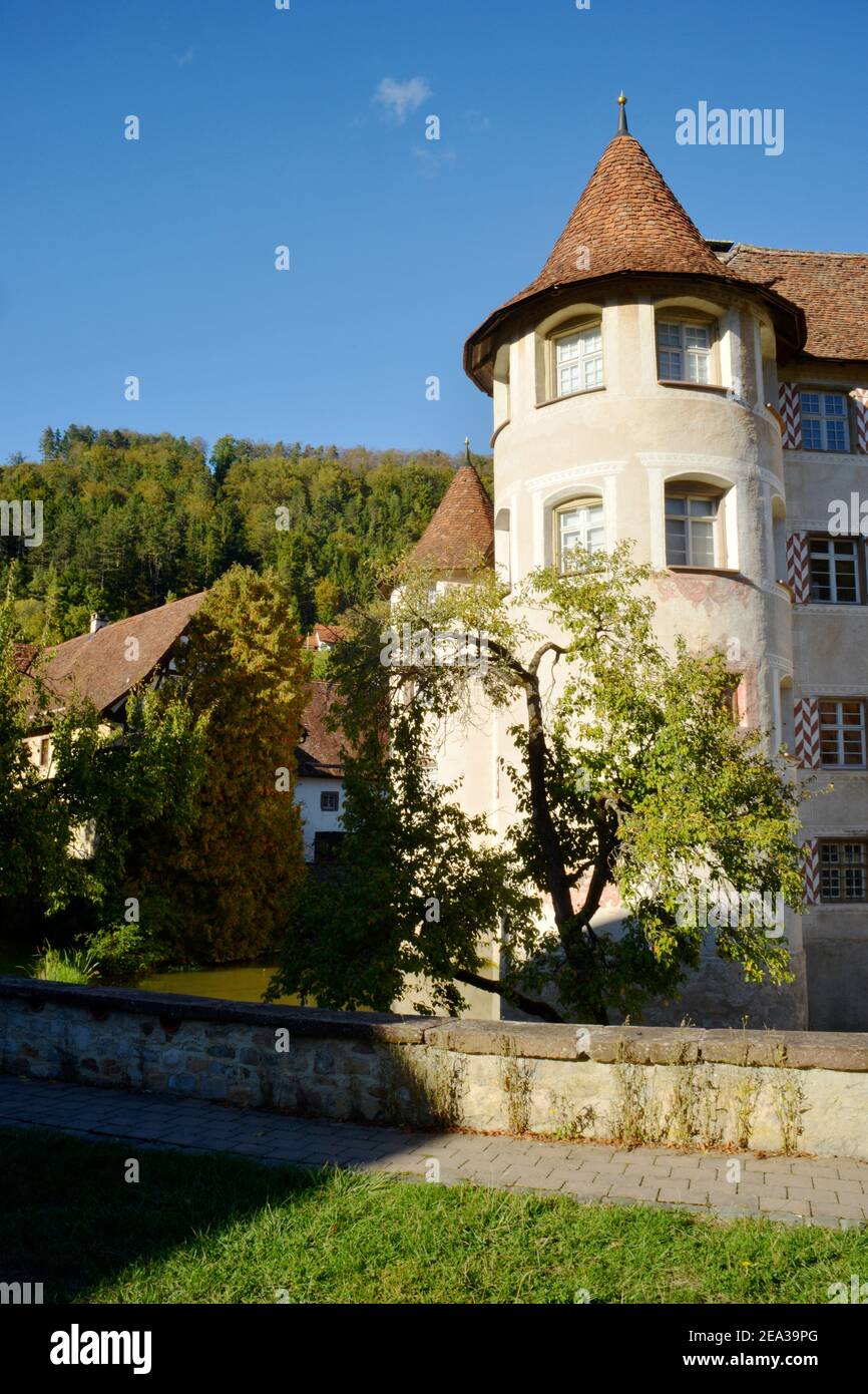 Glatt, Germany village view with the medieval castle architecture Stock ...
