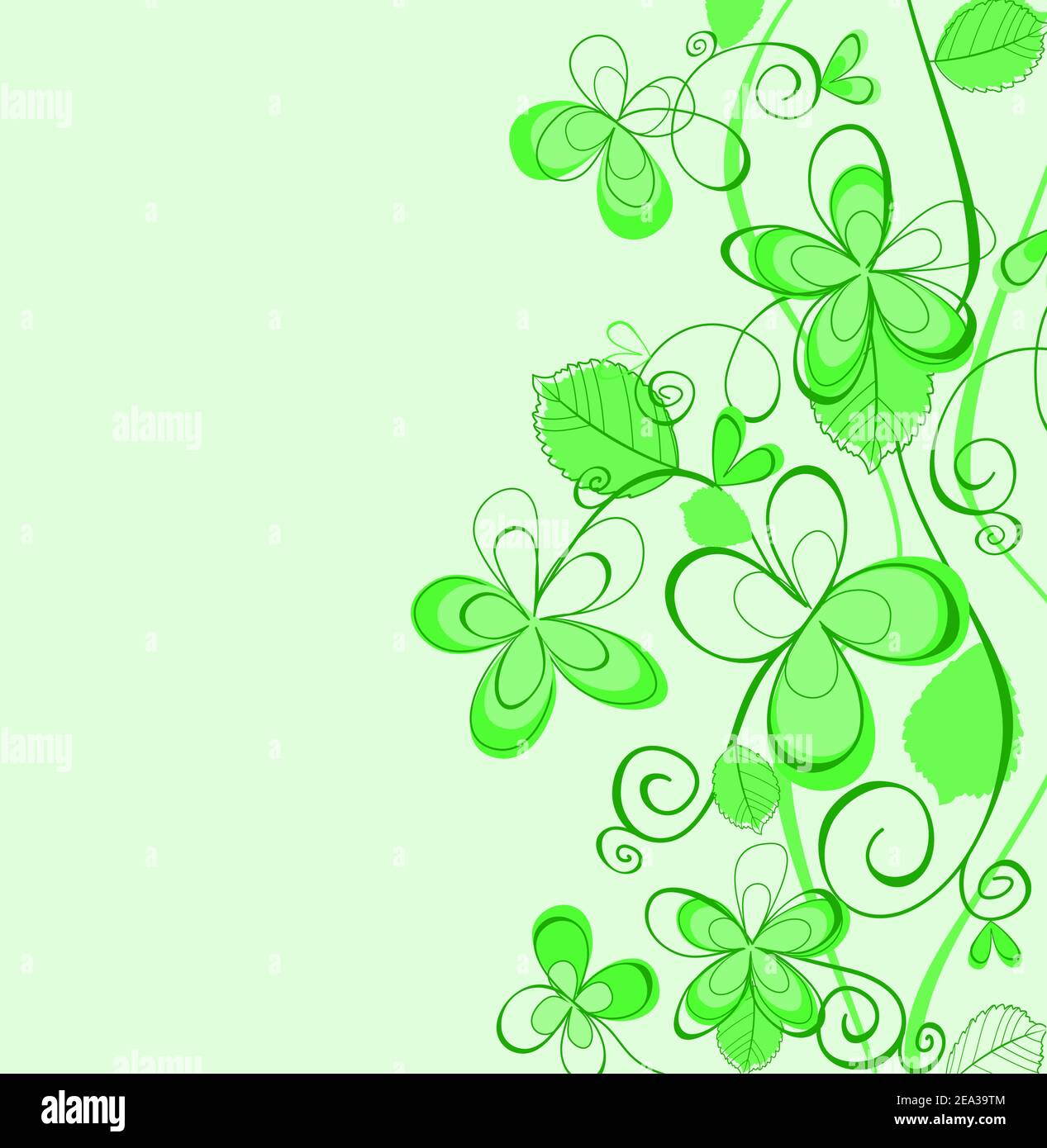 Abstract green spring patterns for design as a background Stock Vector ...