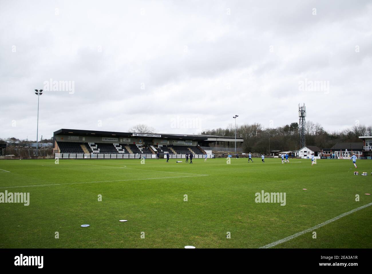 General view before the FA Women's Championship game between Blackburn ...