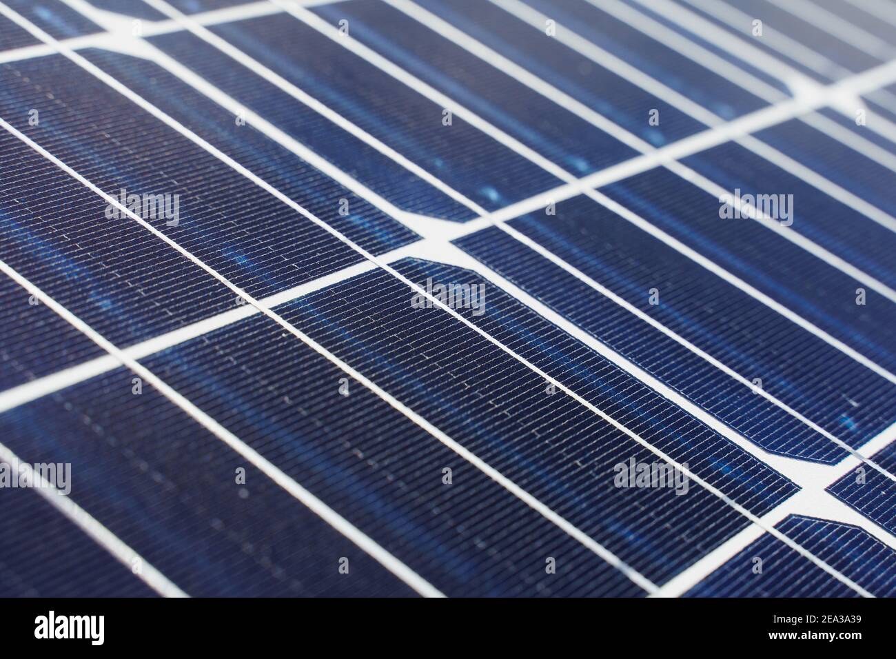Solar cells closeup. Alternative solar panels power plant ...