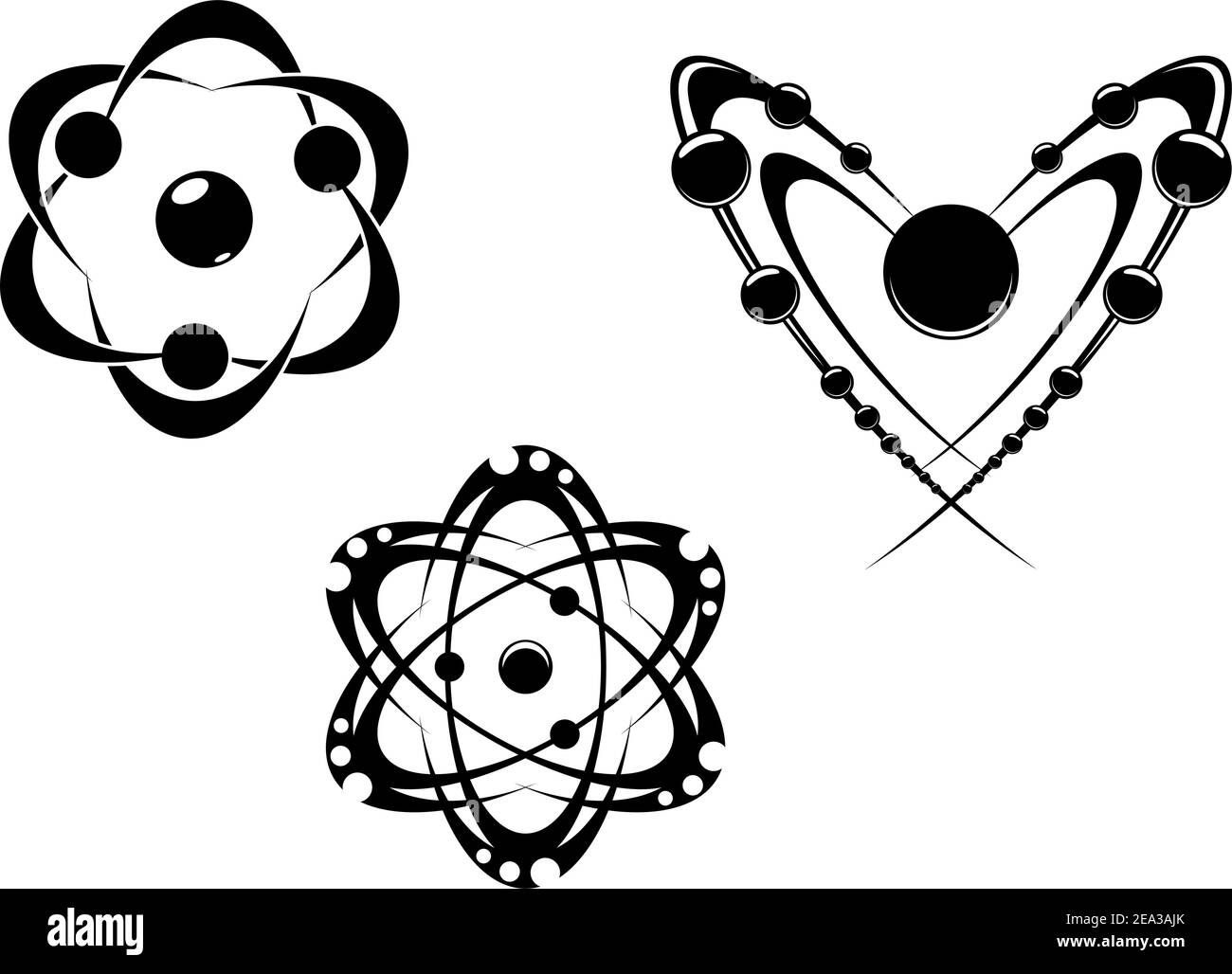 Science symbols and icons for medicine, biology, pharmacy and another ...