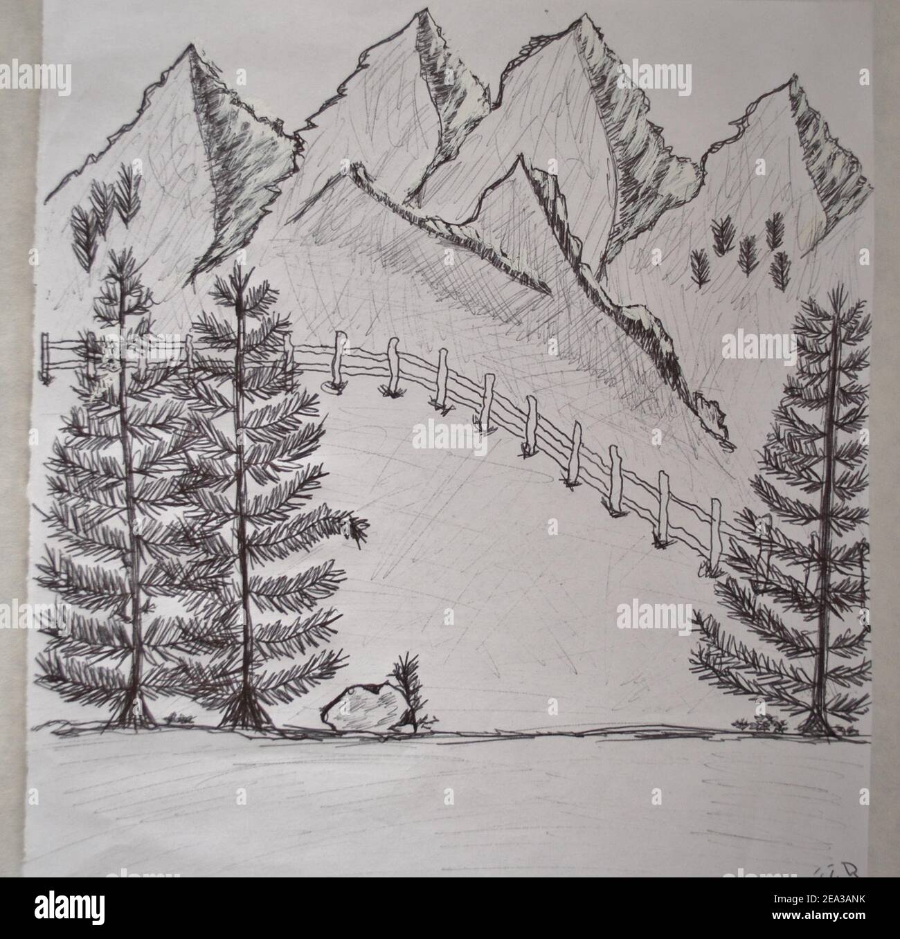 Simple scenery hi-res stock photography and images - Alamy