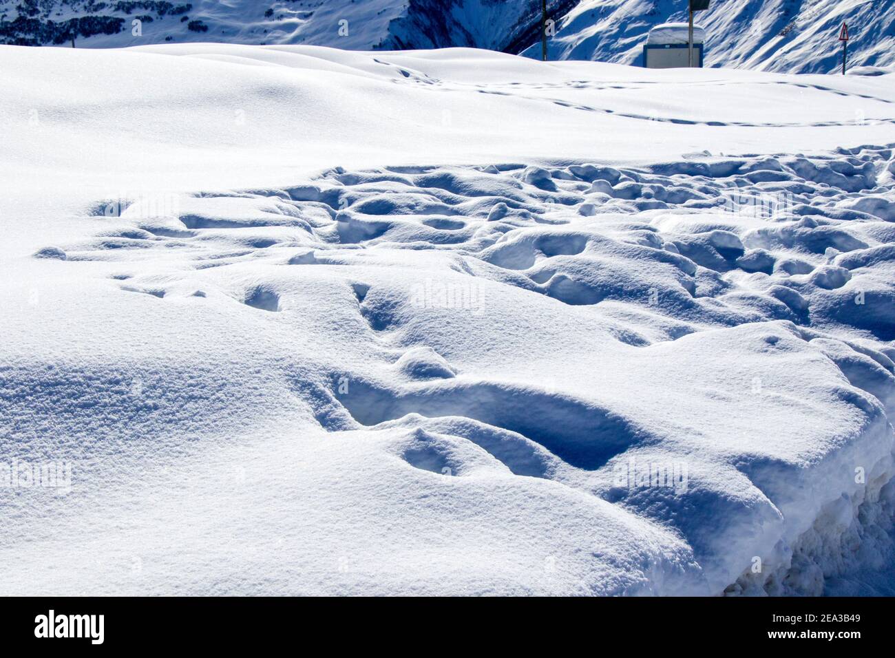 Snow background, snow texture and pattern wallpaper, white color Stock ...