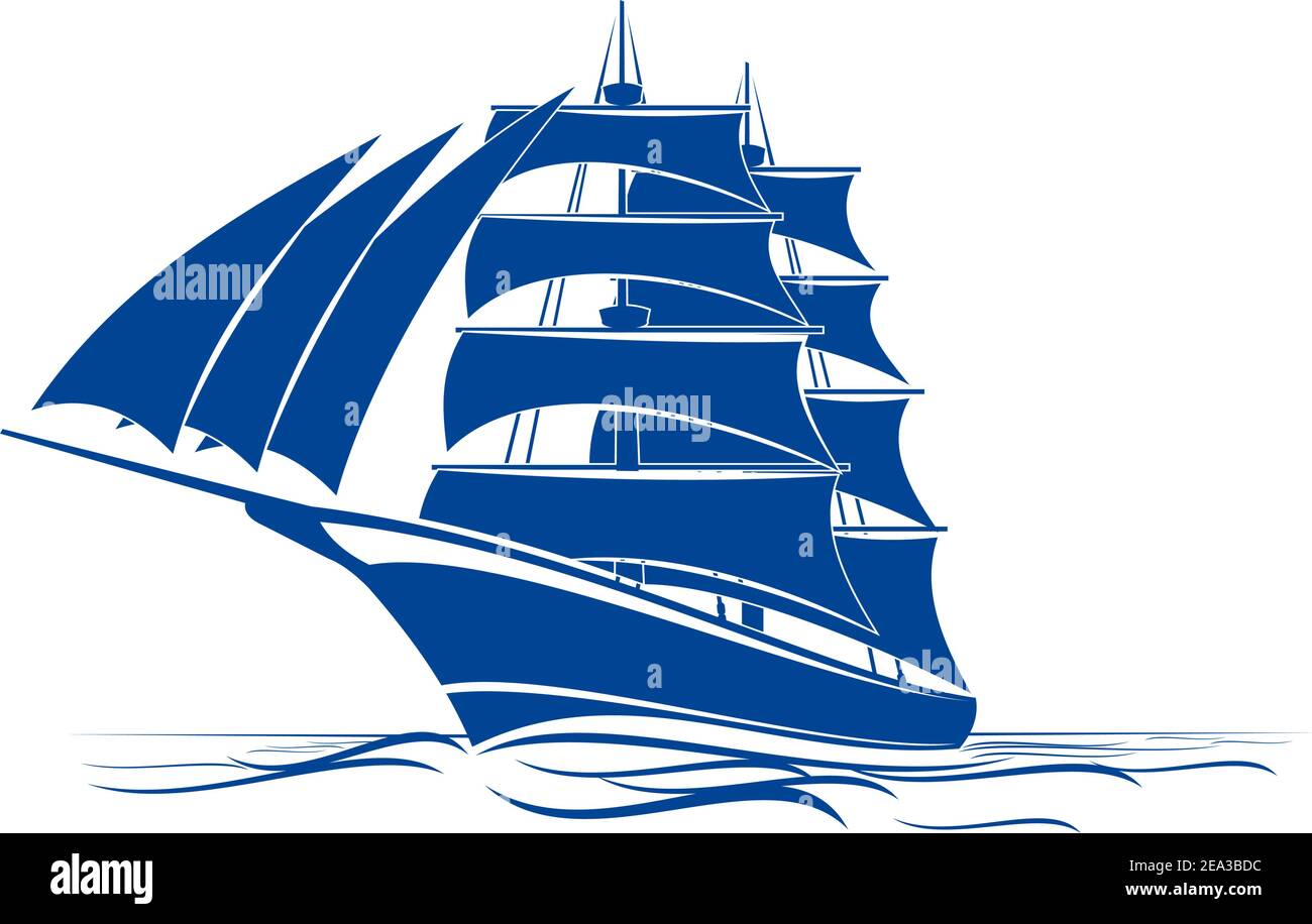 Another sailing vessel Stock Vector Images - Alamy