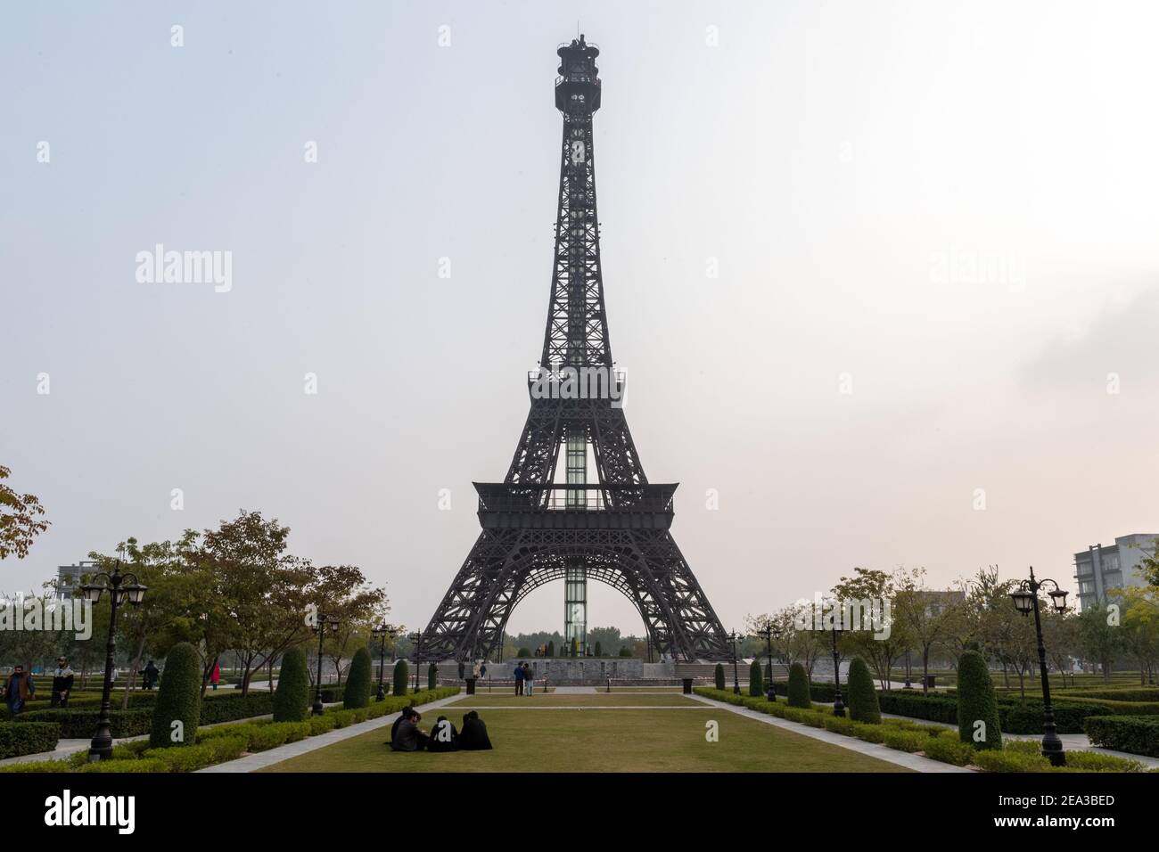 The Eiffel Tower Replica, Bahria Town, Lahore, Punjab, Pakistan Stock ...