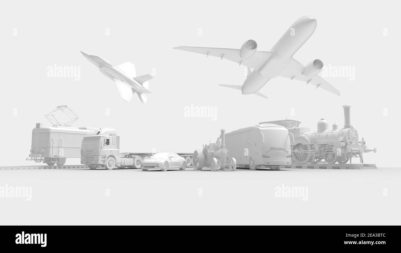 Transportation vehicles, aircraft bus train tram jet fighter jet ...