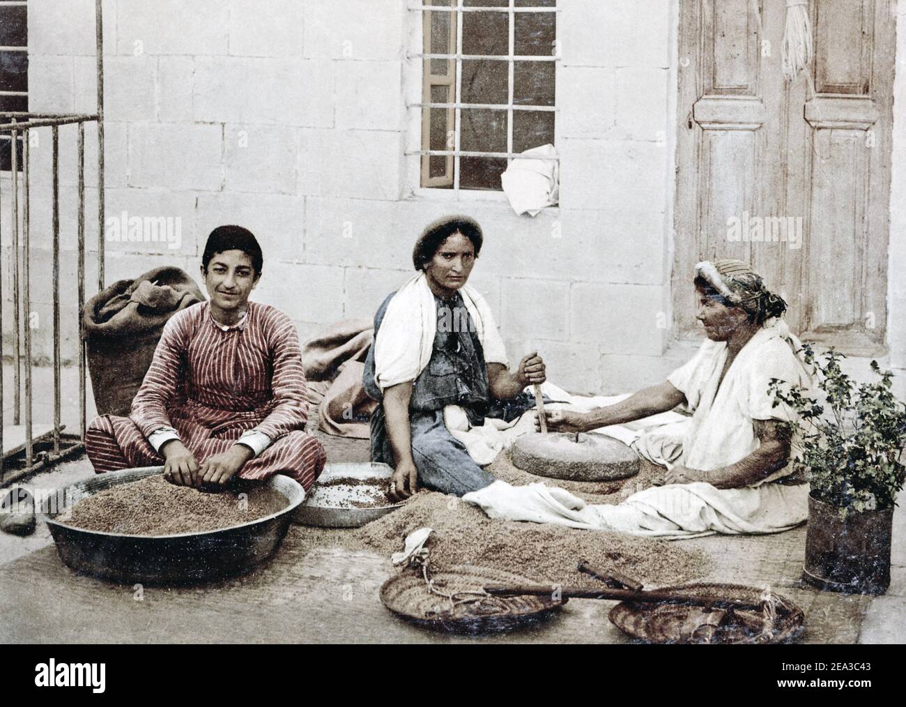 Late 19th century photograph - Street Jerusalem, Palestine (Israel) c ...