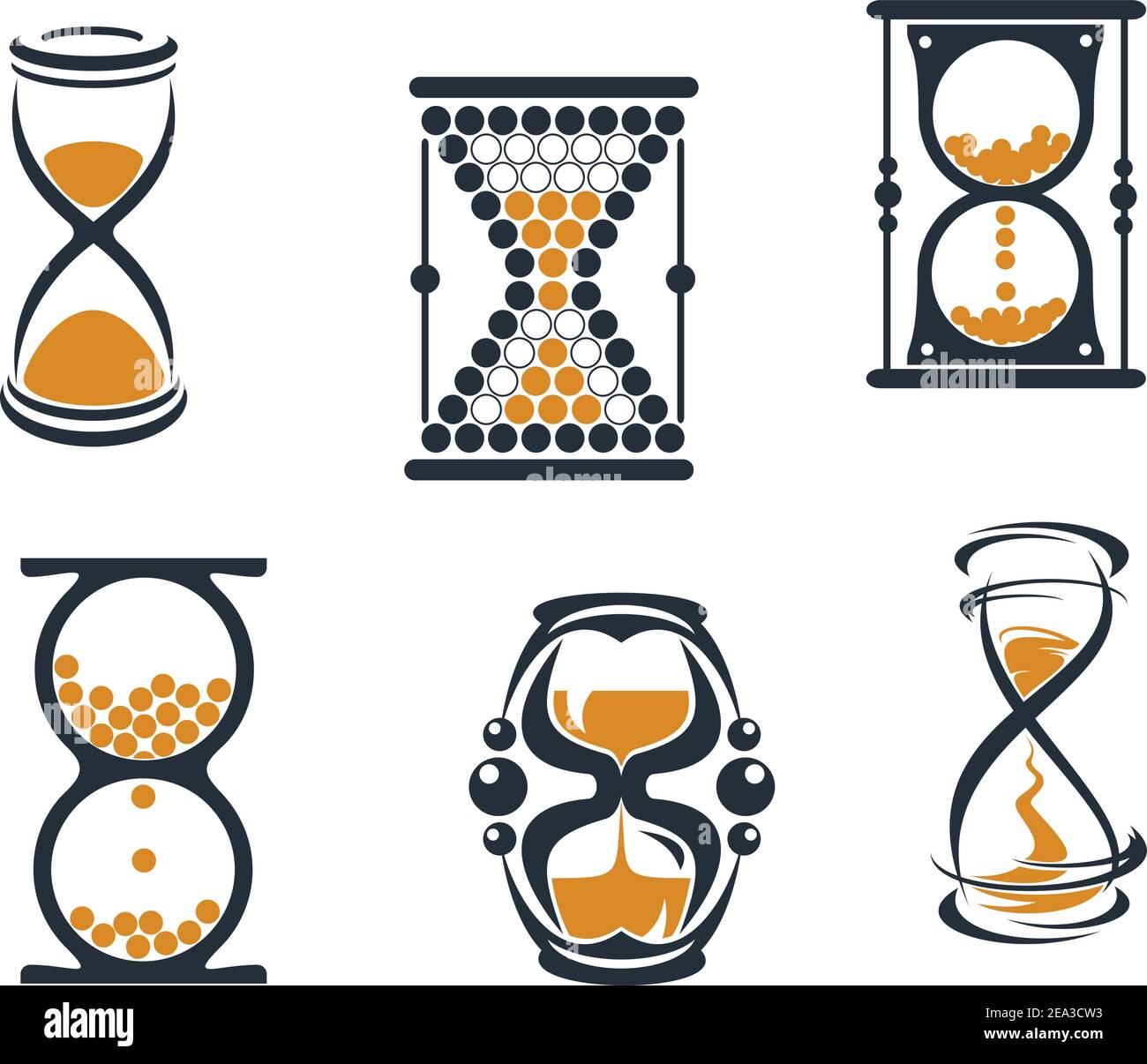 Symbols of time past Stock Vector Images - Alamy
